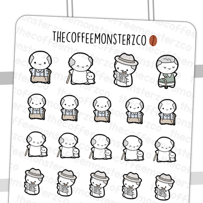 Hand Drawn Stickers and Stationery – TheCoffeeMonsterzCo