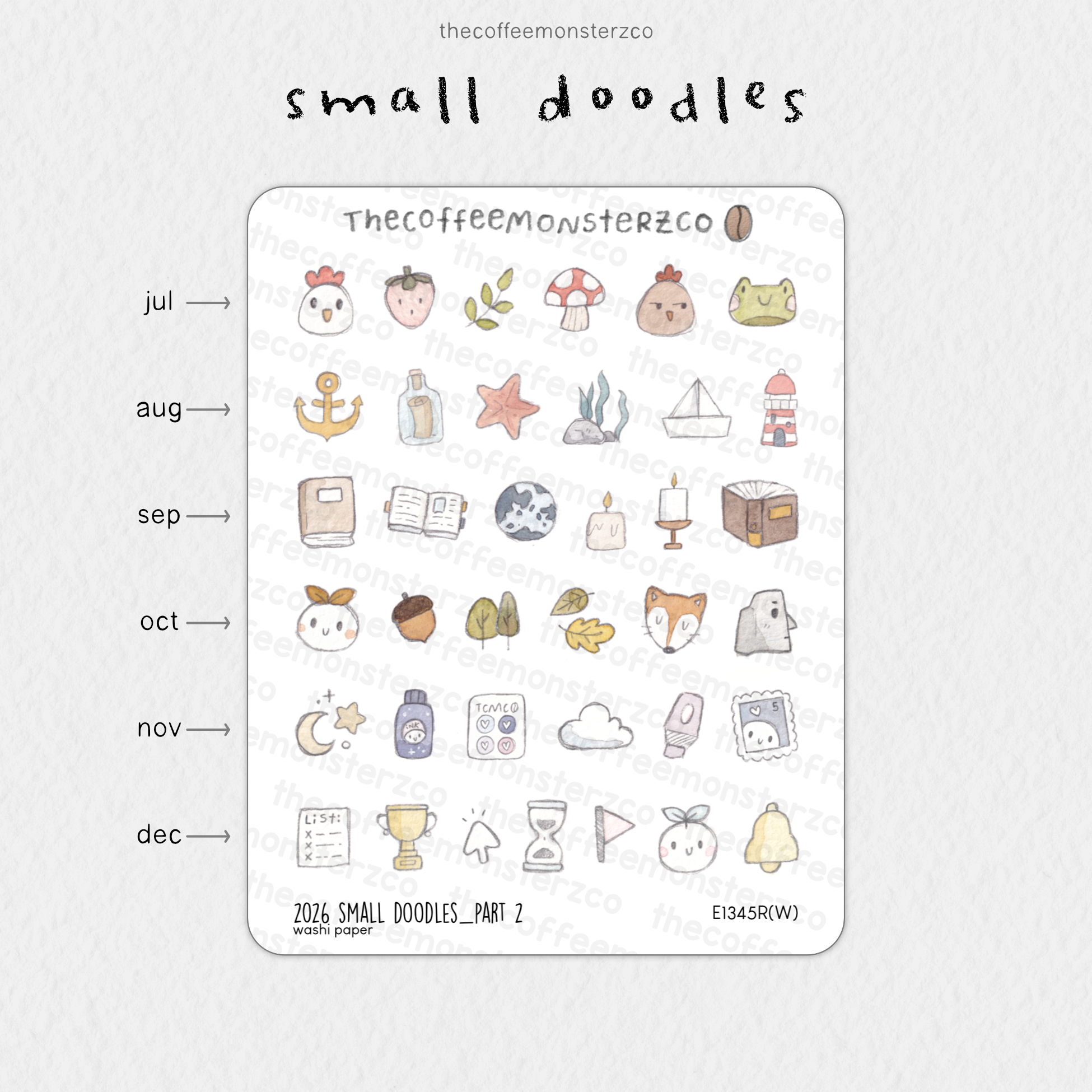2026 Small Doodles – TheCoffeeMonsterzCo